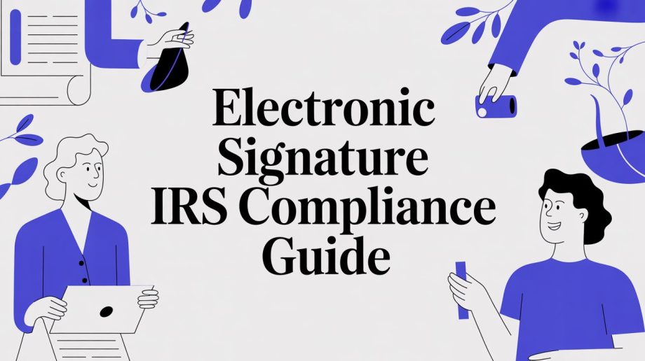 IRS Electronic Signature Rules: What's Allowed